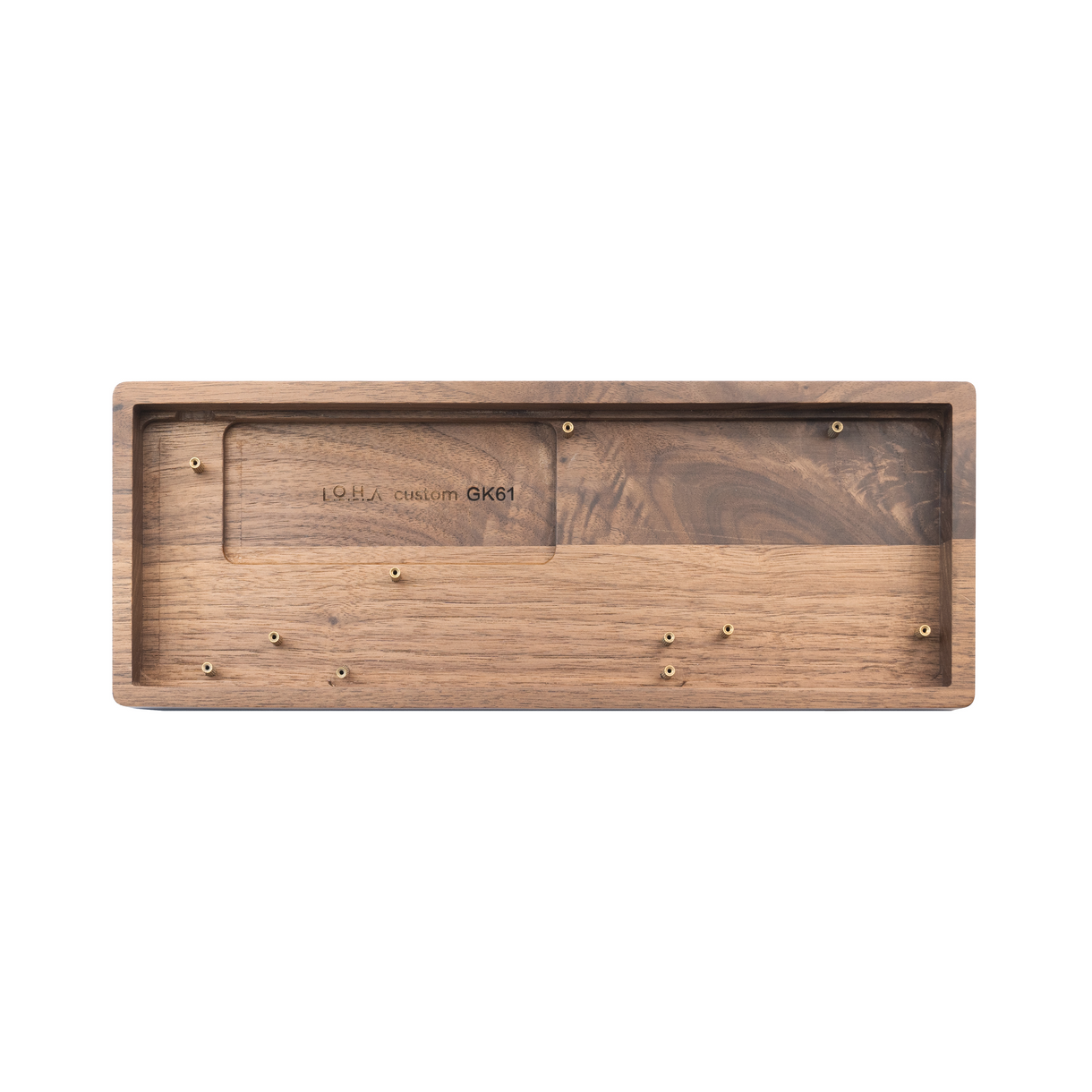 Black Walnut Wood Mechanical Keyboard Case – Loha Custom