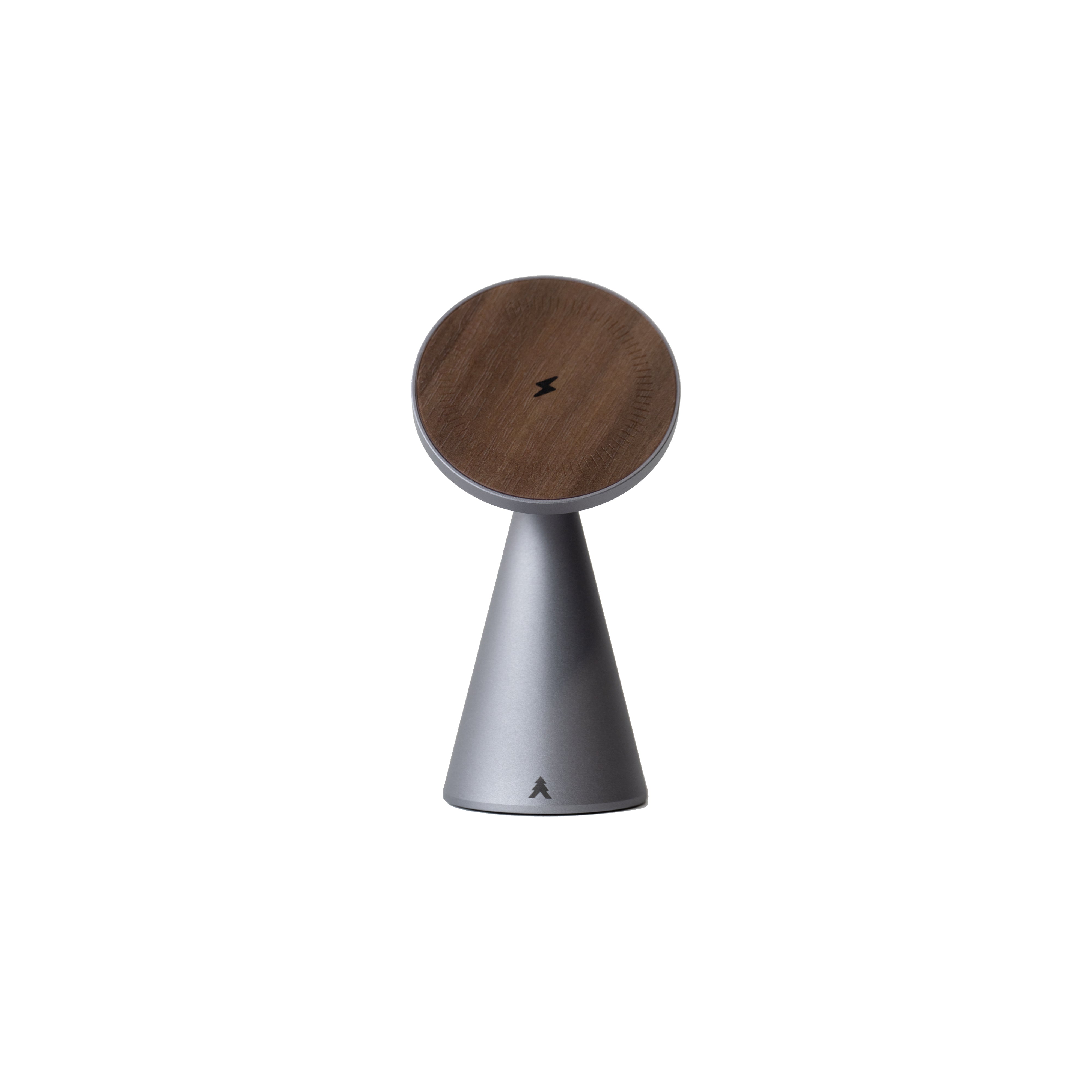 Black Walnut Wood & Aluminum Wireless Charger Stand for iPhone – Loha ...